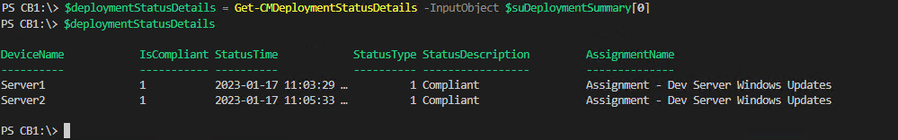 Using PowerShell to query MECM Deployment status (No WMI Required) | Pwsh+