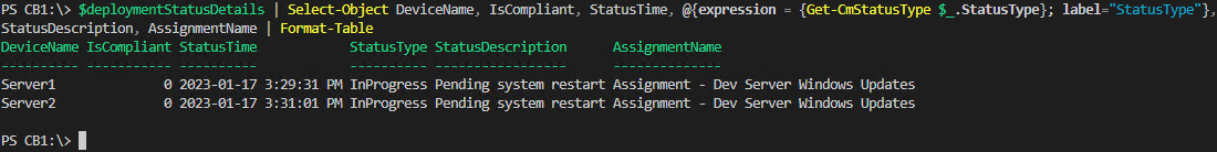Using PowerShell to query MECM Deployment status (No WMI Required) | Pwsh+
